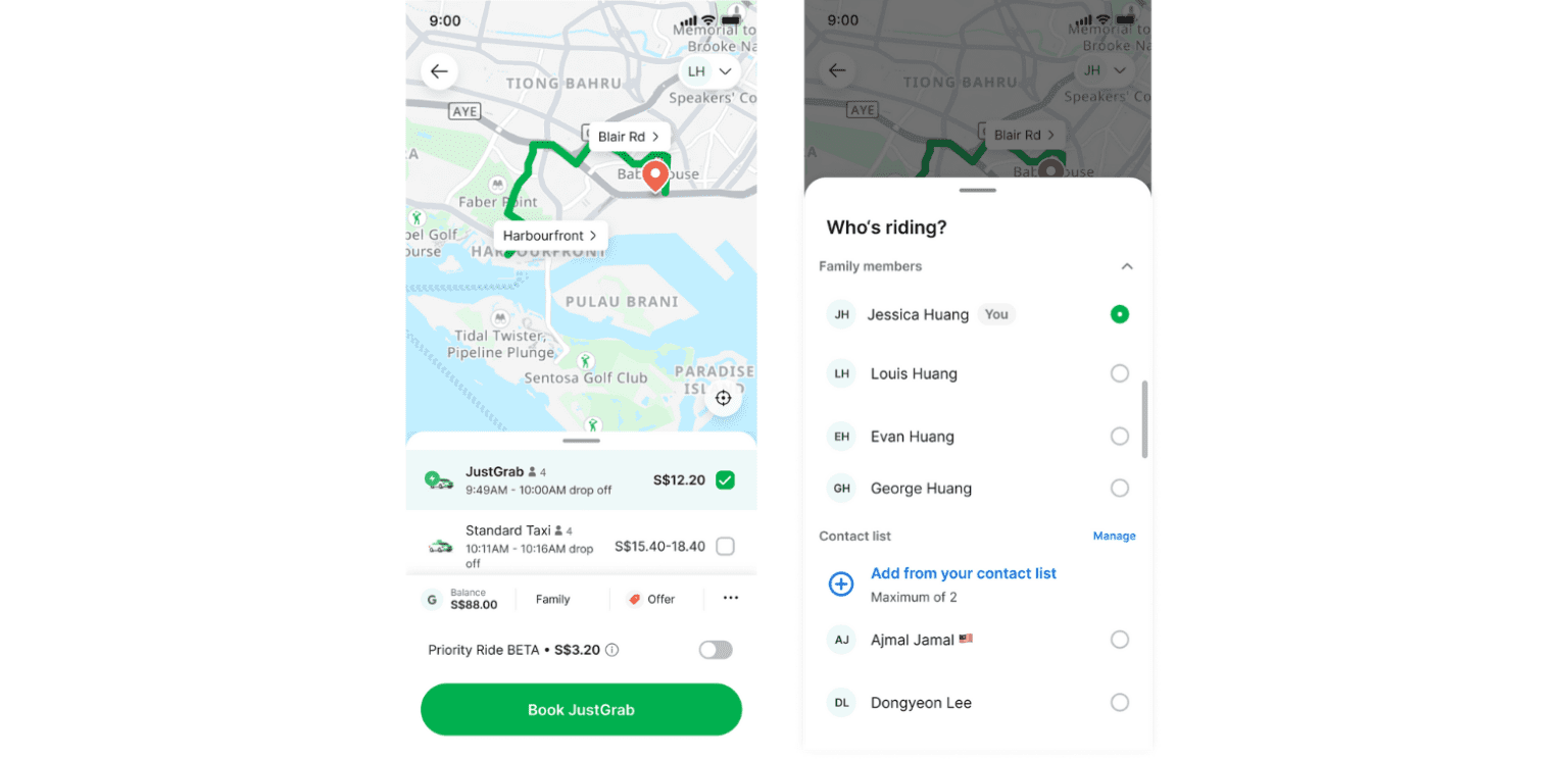Grab launches Family Account feature in the region | Grab SG