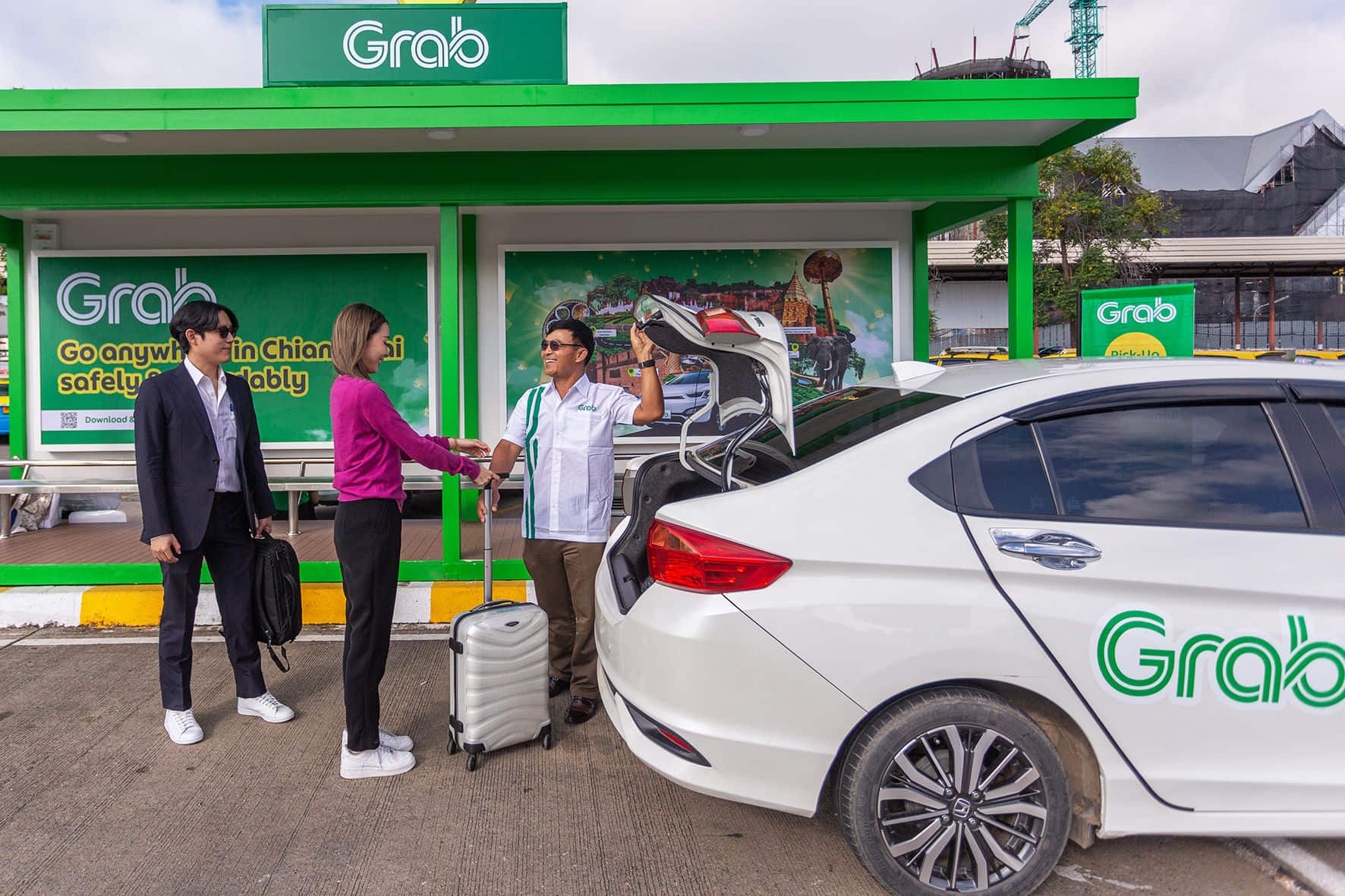 Book Grab rides with ease at Phuket and Chiang Mai airports in Thailand ...