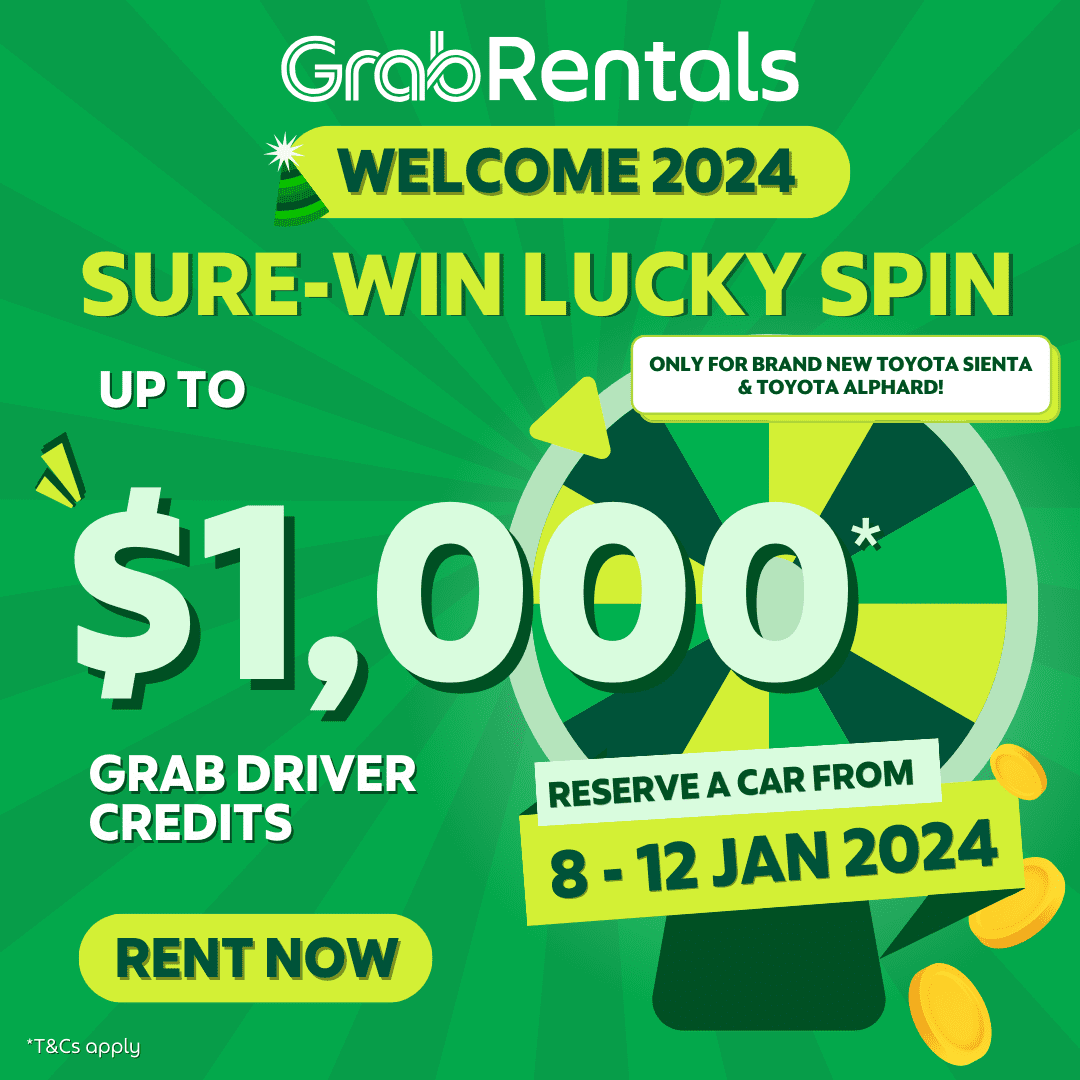 GrabRentals Promotion for Existing Hirer-Partners | Grab SG