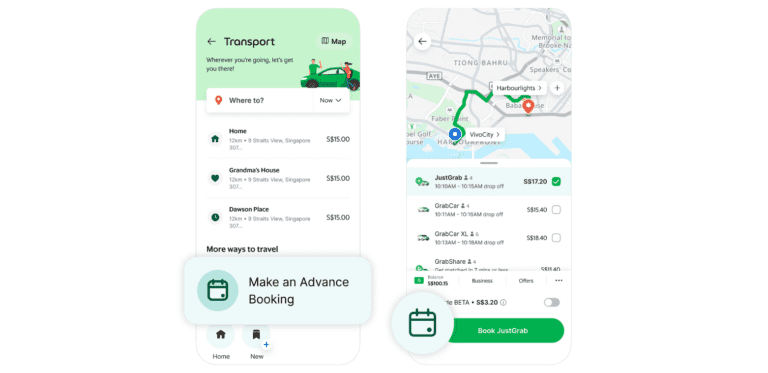 Schedule Grab rides in advance with Advance Booking BETA