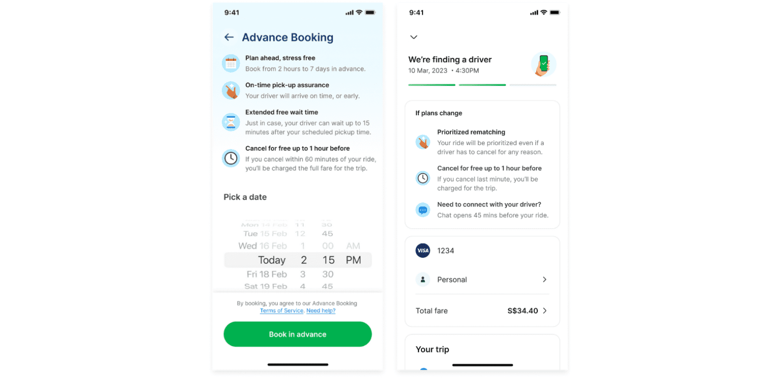 Schedule Grab rides in advance with Advance Booking BETA