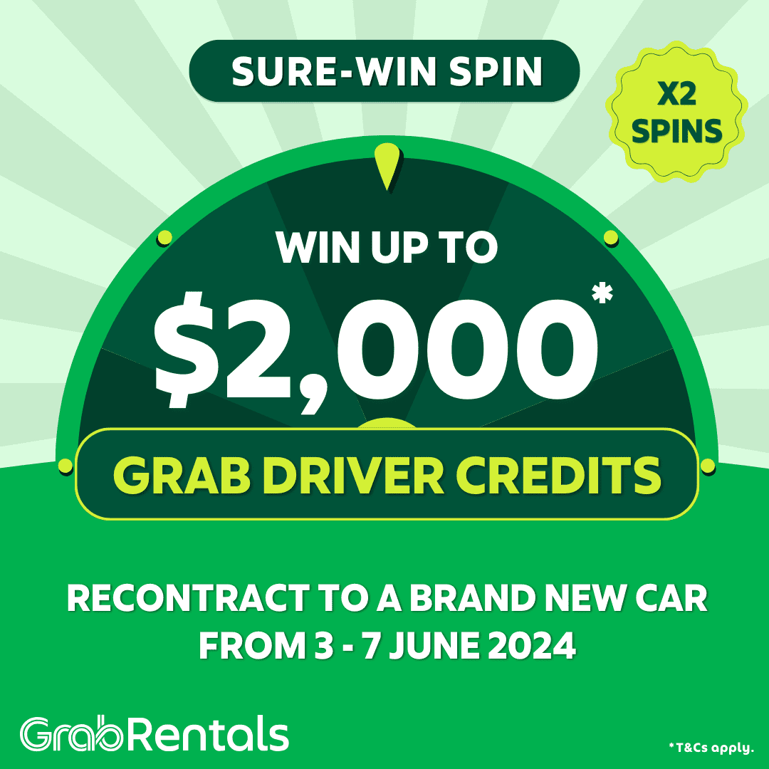 GrabRentals Promotion for Existing Hirer-Partners | Grab SG