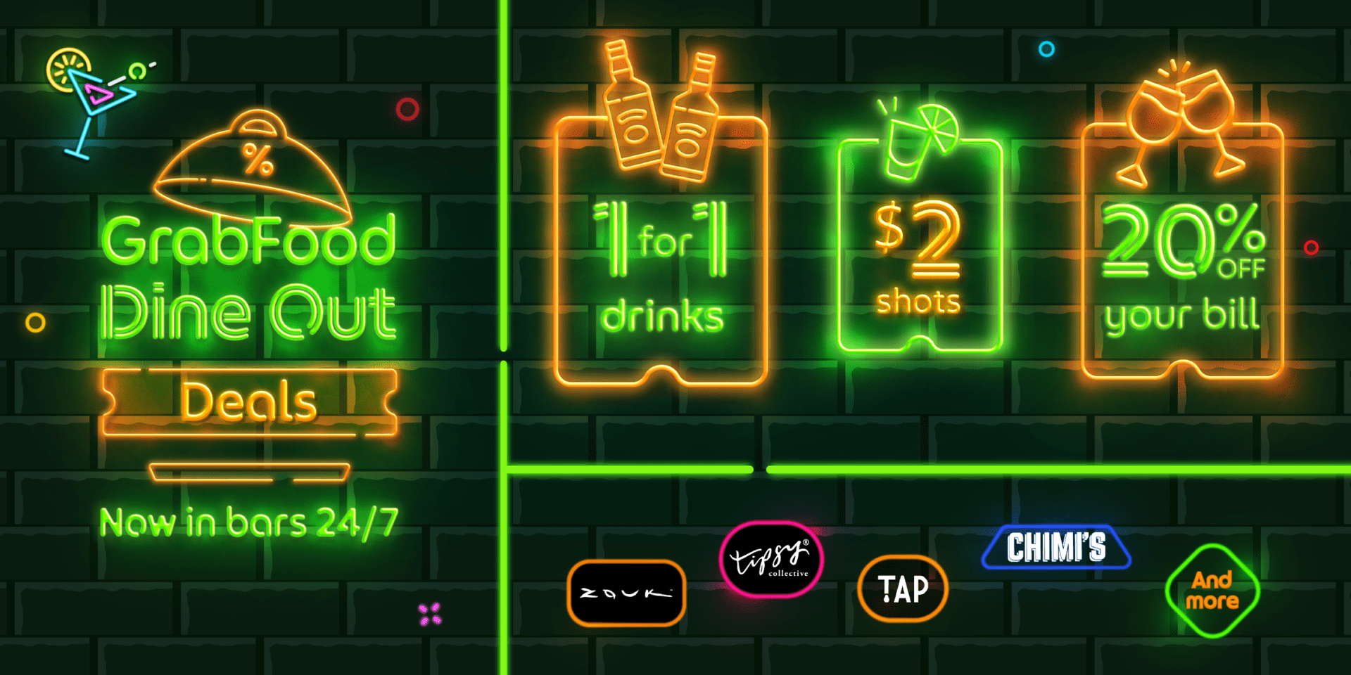GrabFood Dine Out Deals – Now in bars 24/7! | Grab SG