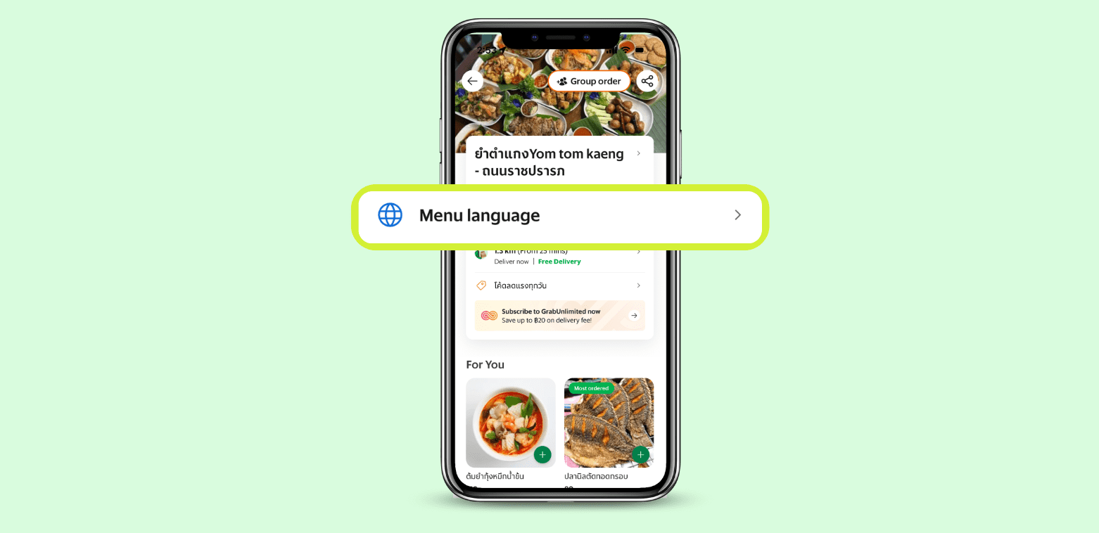 Using AI to automate menu translations on GrabFood