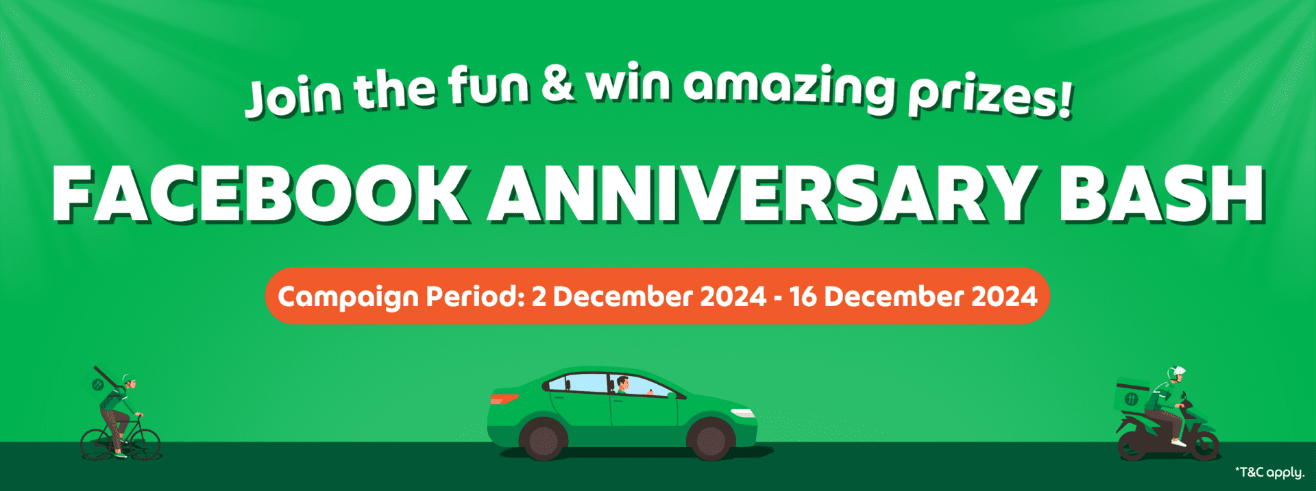 Online Facebook Campaign | Grab SG