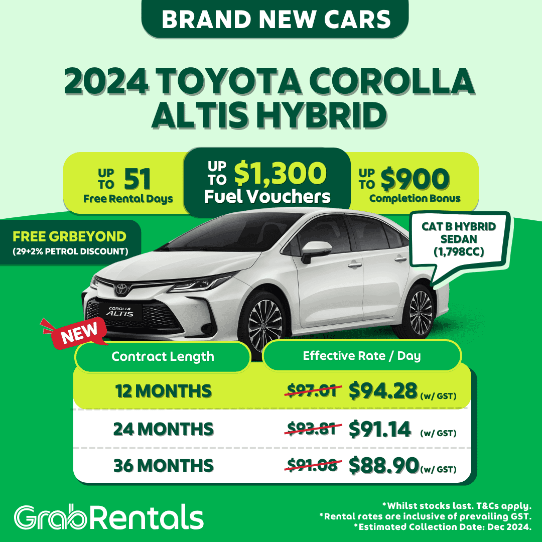 GrabRentals Promotion for Existing Hirer-Partners | Grab SG