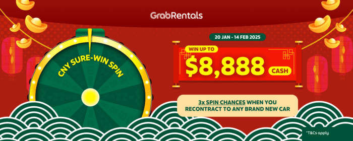 GrabRentals Promotion for Existing Hirer-Partners | Grab SG