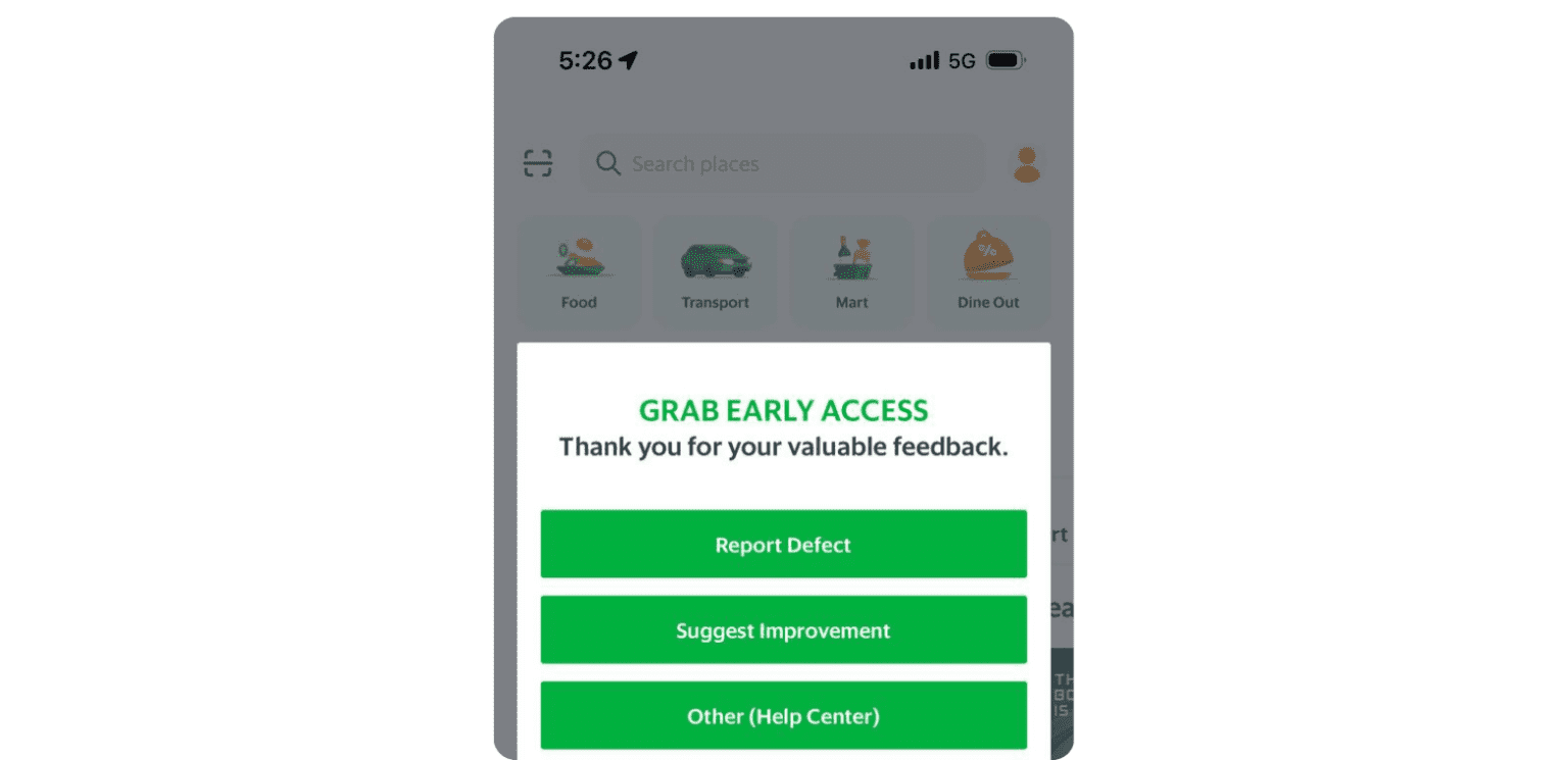 How the Grab Early Access app helps stress-test new features