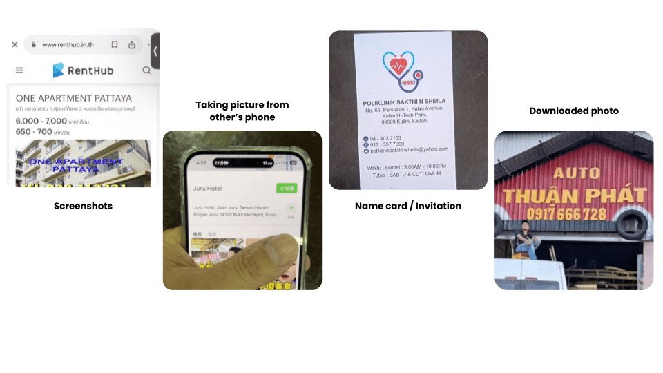 Upload a photo to find the right address on Grab