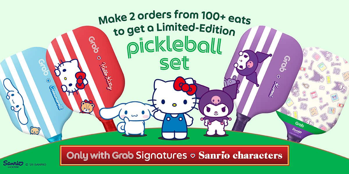 🎀 Grab Signatures ♡︎ Sanrio characters Challenge 🐱 | Grab SG