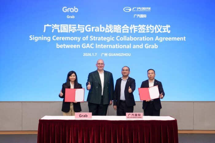Grab Partners with GAC to Enhance Electric Vehicle Ride-Hailing ...