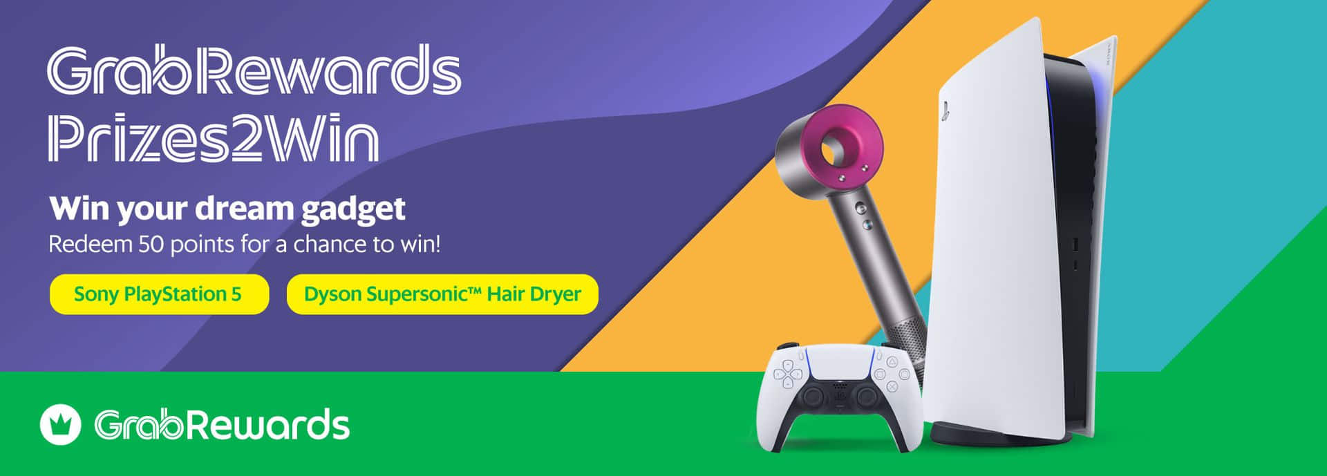 GrabRewards Prizes2Win | Grab MY