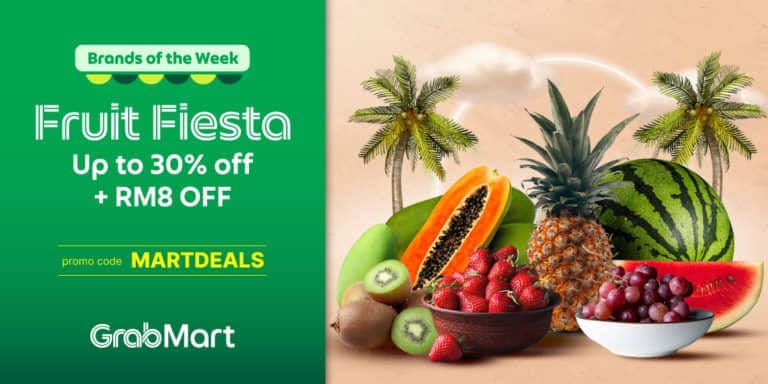 Get fresh fruits up to 30% OFF! | Grab MY