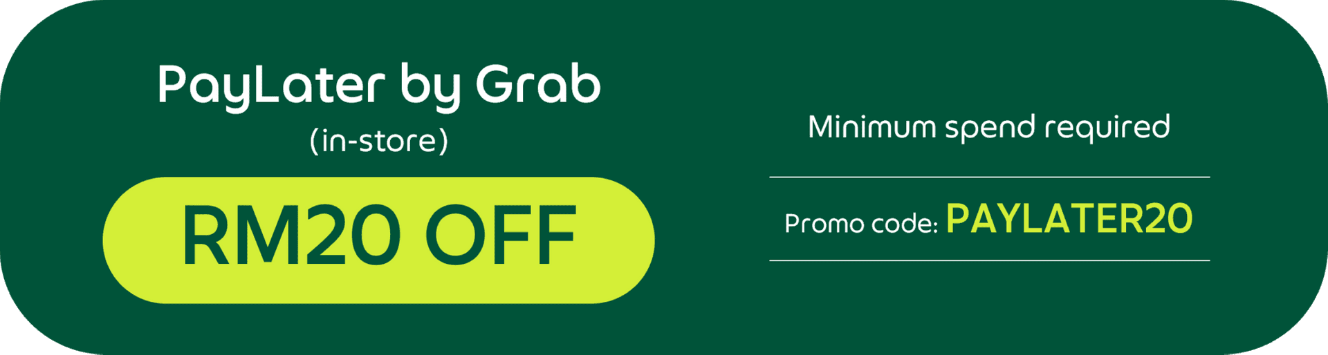 This Month’s PayLater Deals In-store Savings | Grab MY