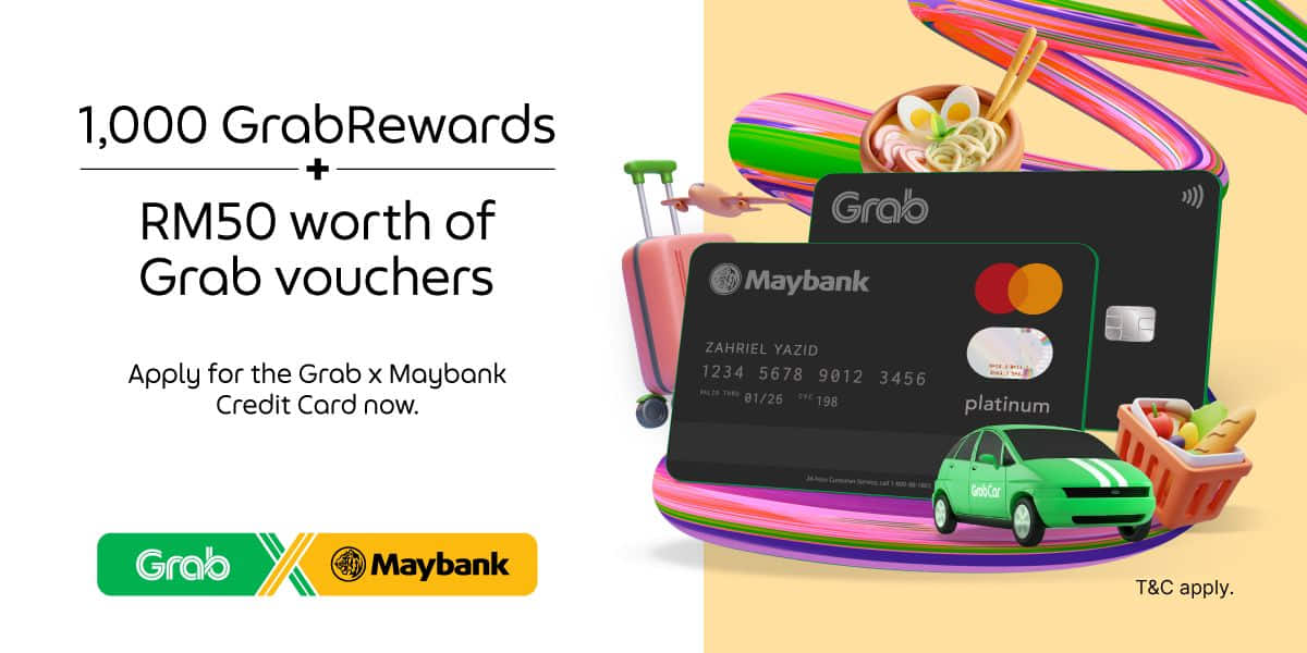 Maybank Grab Mastercard Platinum Credit Card | Grab MY