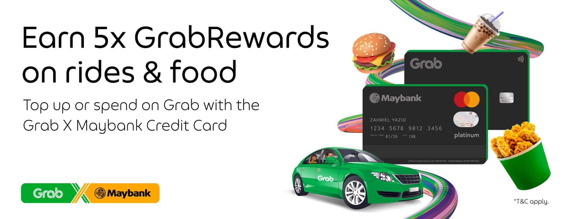 Maybank Grab Mastercard Platinum Credit Card | Grab MY