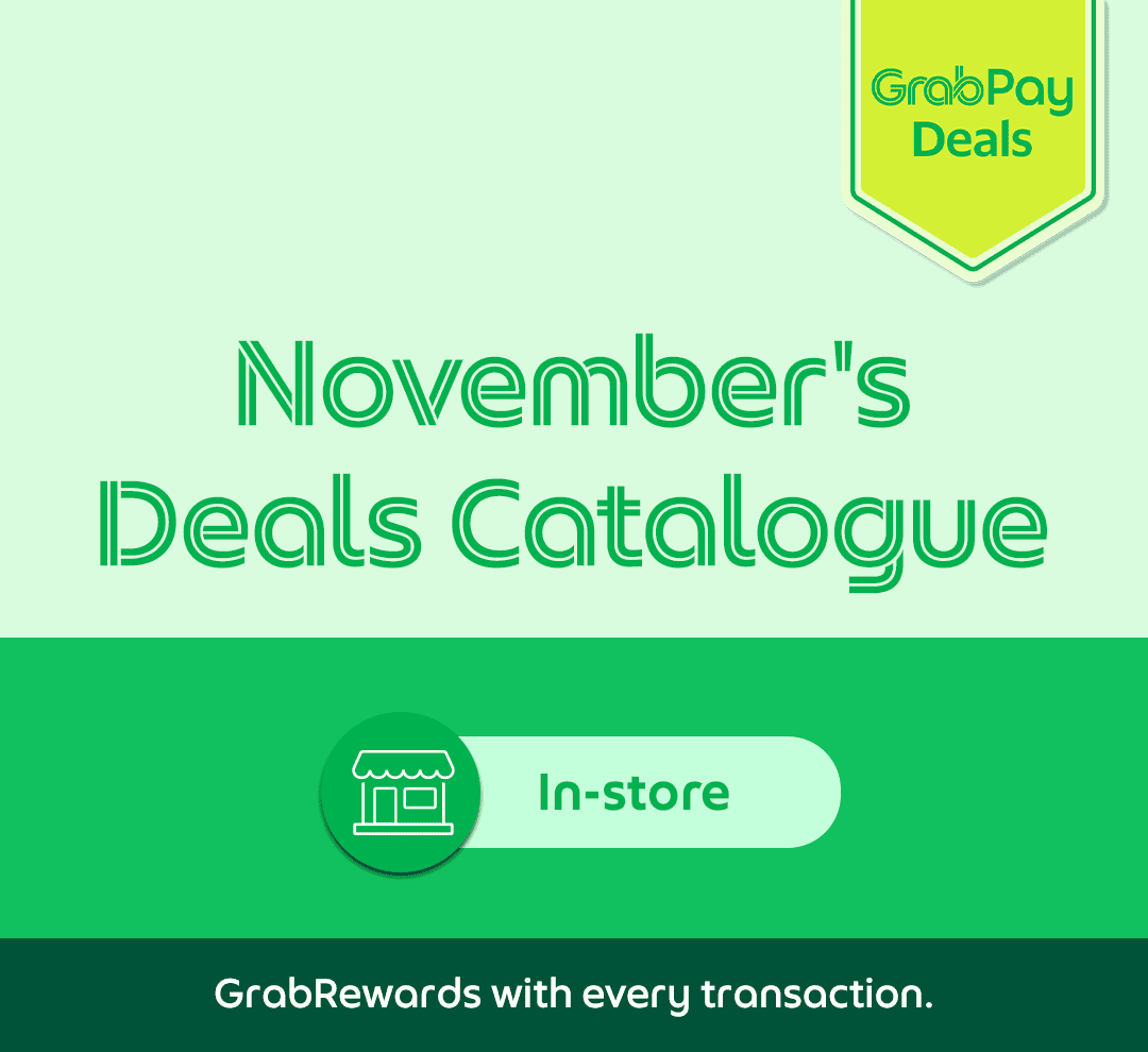 This Month’s GrabPay Deals In-store Savings | Grab MY