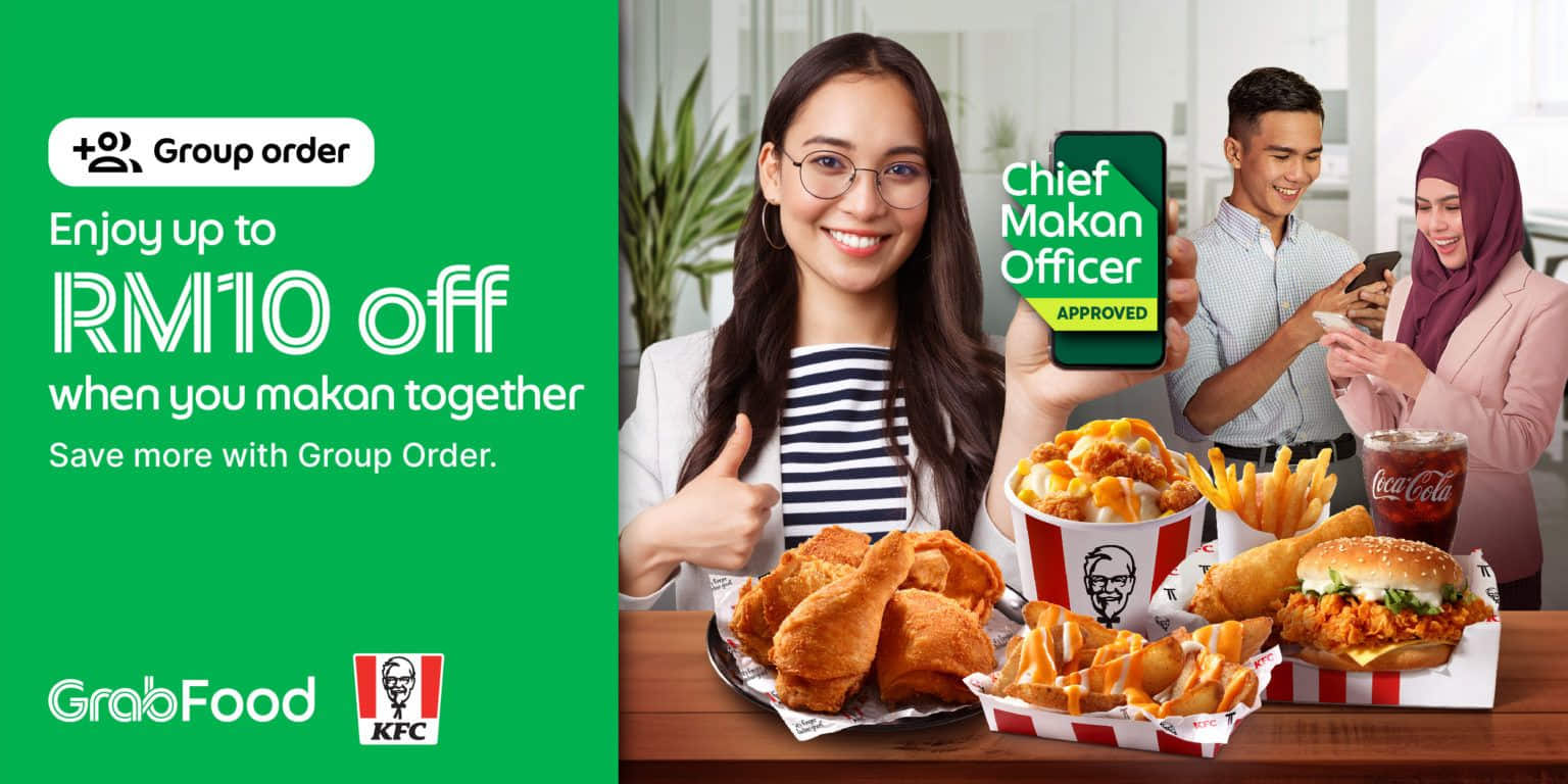 Order together & save together with KFC Group Order 🍗 | Grab MY