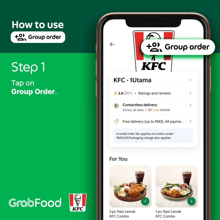 Order together & save together with KFC Group Order 🍗 | Grab MY