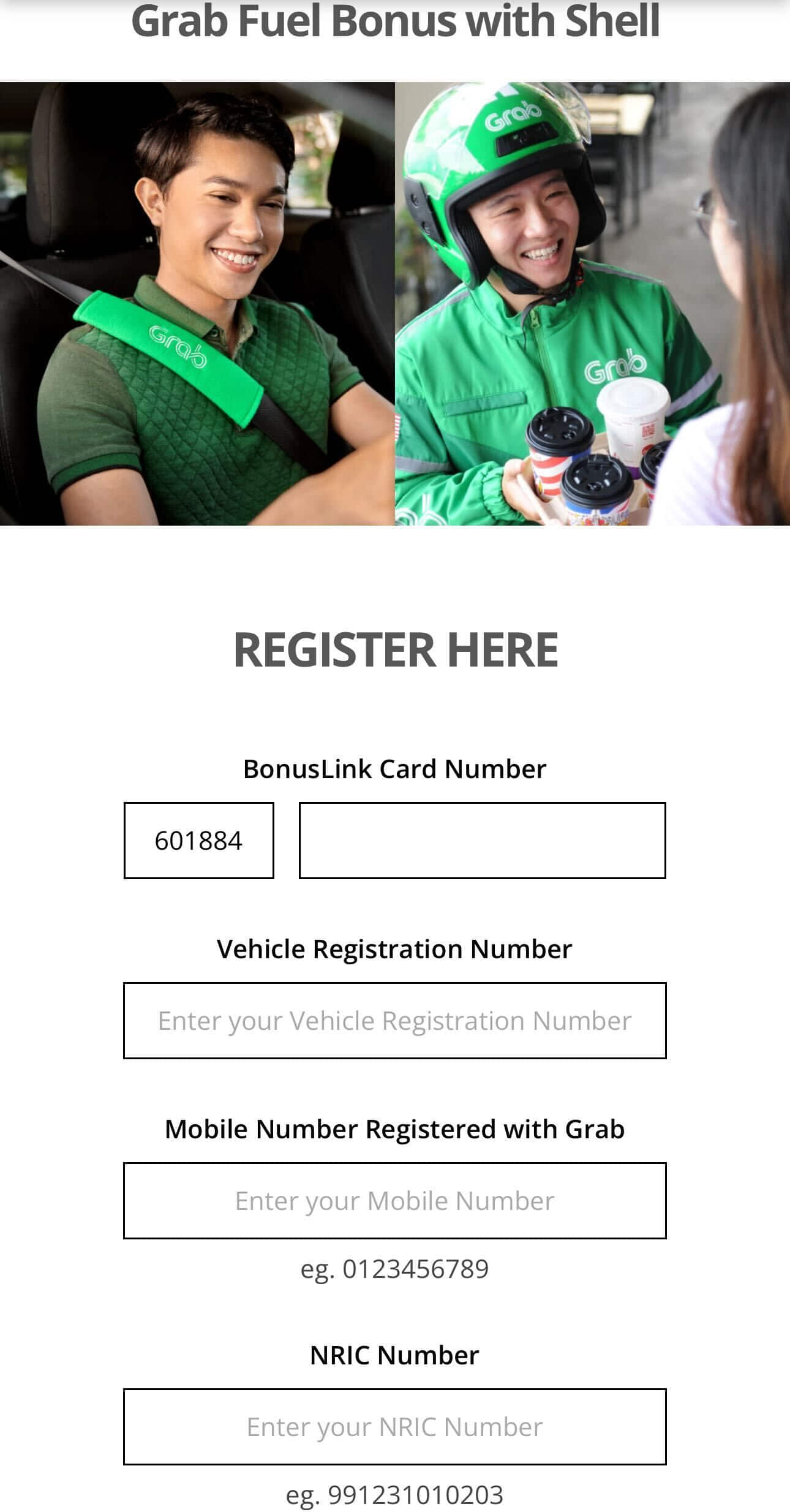 Grab Fuel Bonus bersama Shell | Grab MY