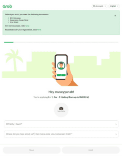REGISTER AS A GRAB DRIVER-PARTNER | Grab MY