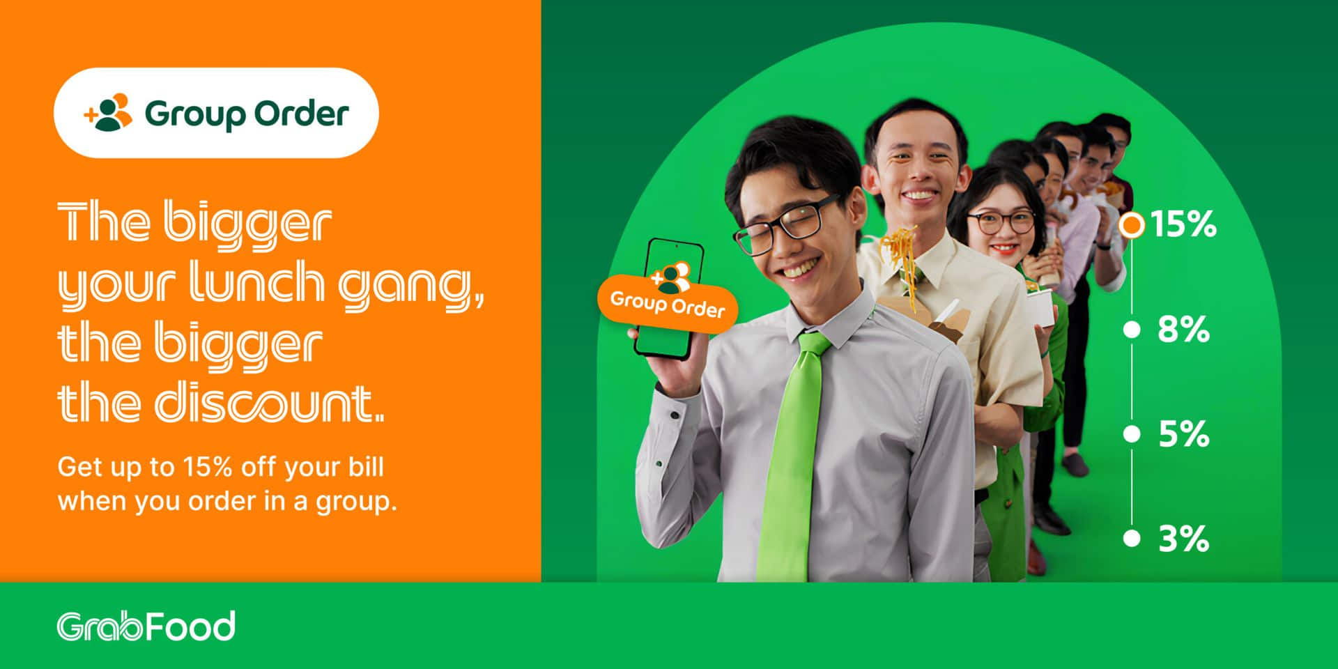 GrabFood Group Order - Up to 15% Off | Grab MY