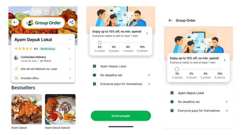 GrabFood Group Order - Up to 15% Off | Grab MY