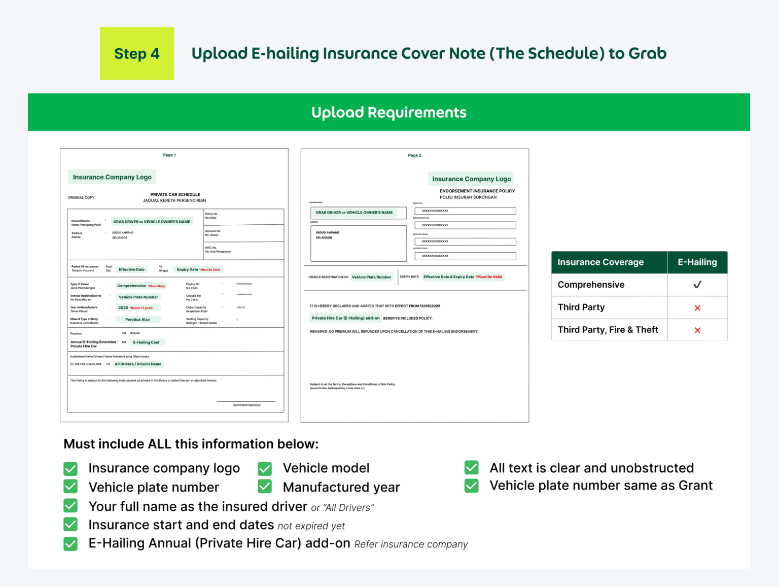 E-Hailing Insurance Guide EN | Grab MY