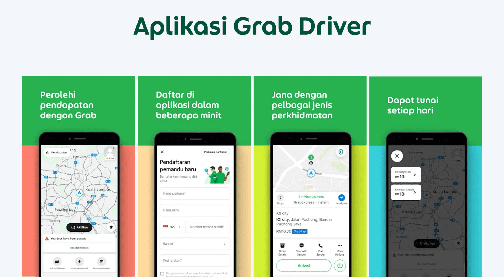 Grab Driver Partner Self-Serve Guide BM | Grab MY