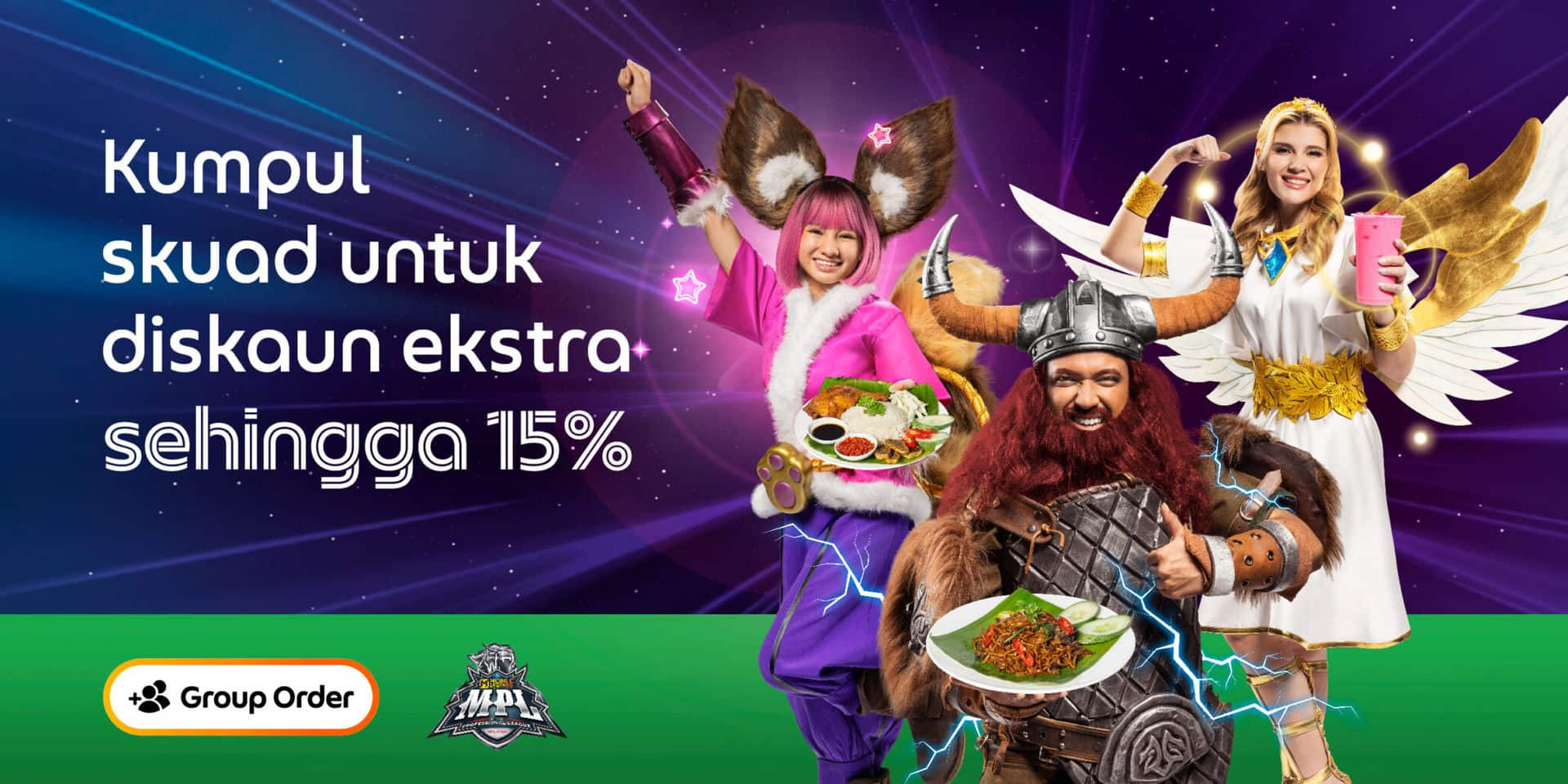 Raih kemenangan kumpulan dengen GrabFood Group Order | Grab MY