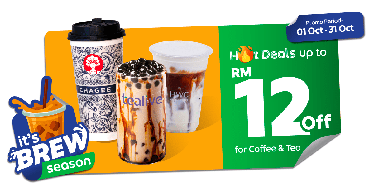 Coffee & Tea Month ☕🍵 | Grab MY