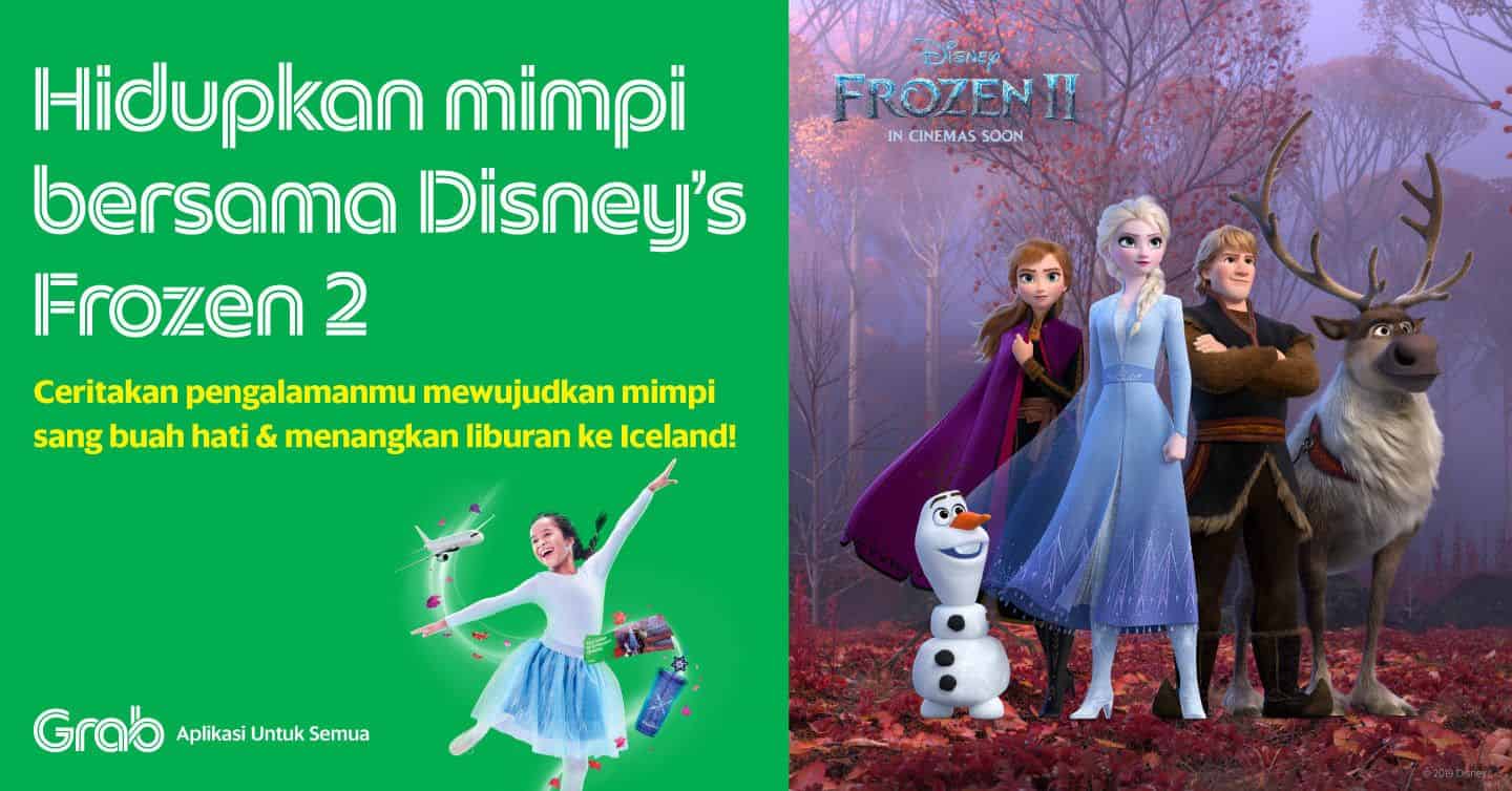 Bersama Disney’s Frozen 2 menangkan liburan ke Iceland! | Grab ID
