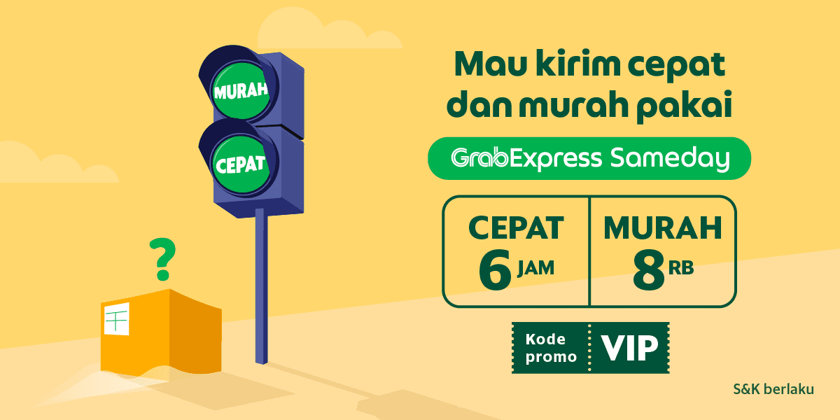 Kirim Very Important Paket pakai Sameday, cepat dan murah | Grab ID