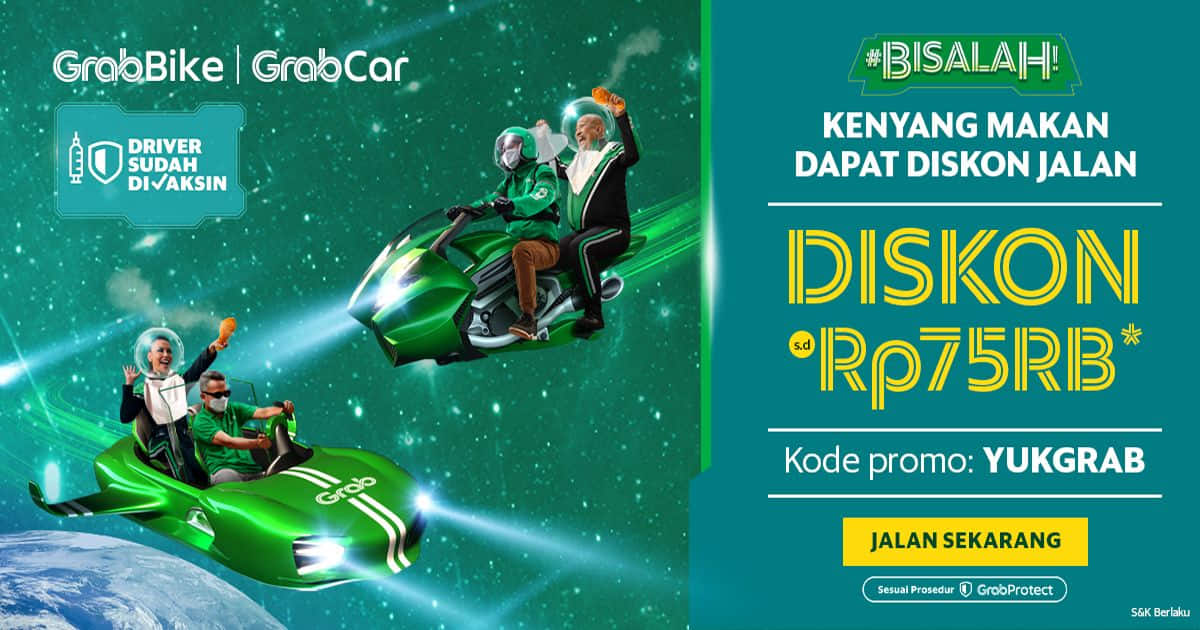 Udah Kenyang, Naik Grab yang Hemat dan Proteksinya Hemat! | Grab ID