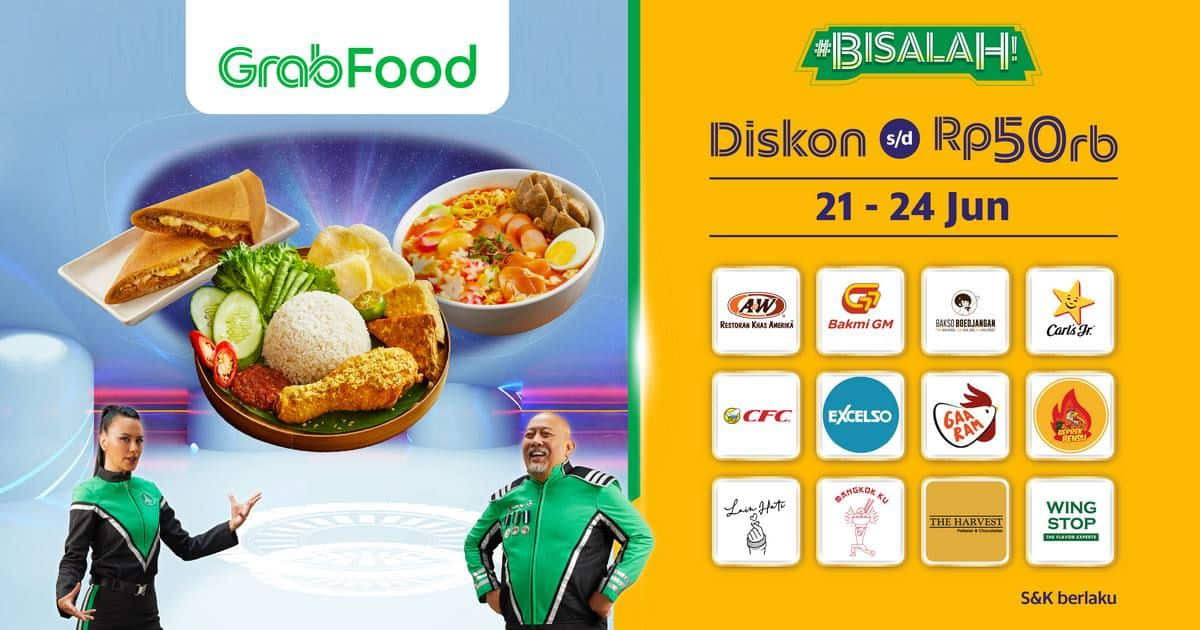 Diskon s/d Rp50rb untuk Nikmati Berjuta Rasa di Resto GrabFood Berikut ...