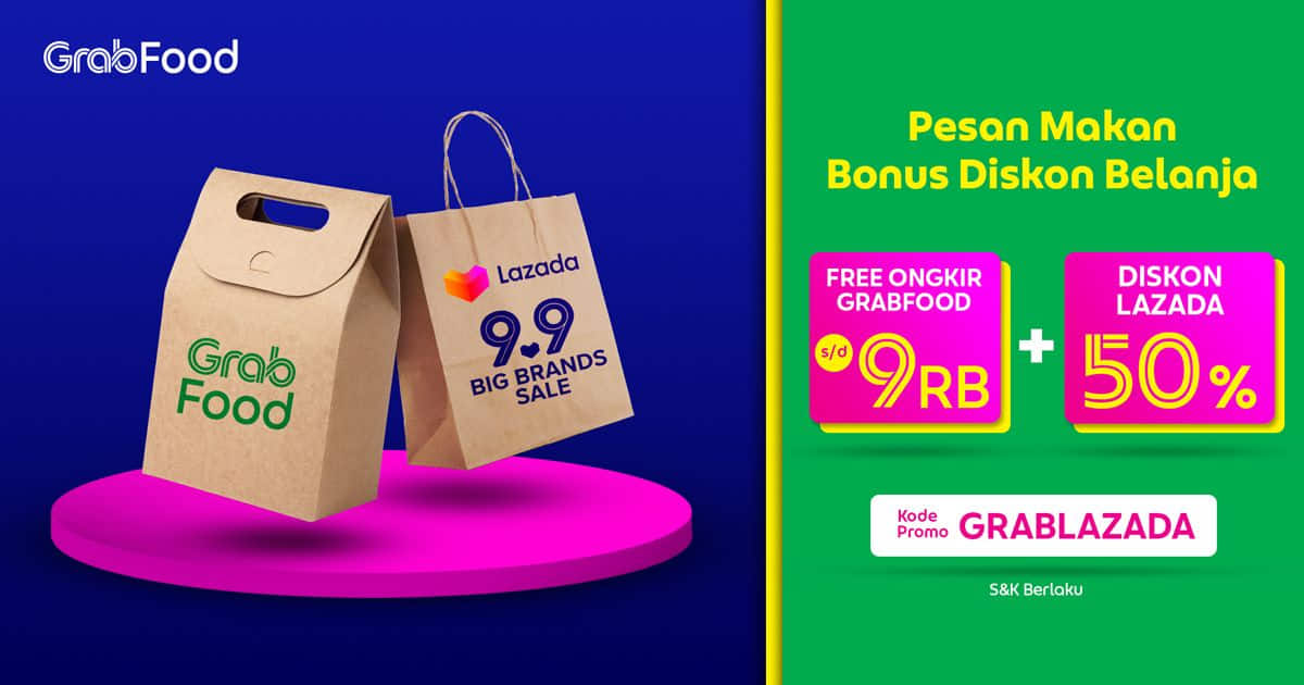 Pesan Menu di GrabFood, Bonus Diskon Belanja di Lazada! | Grab ID