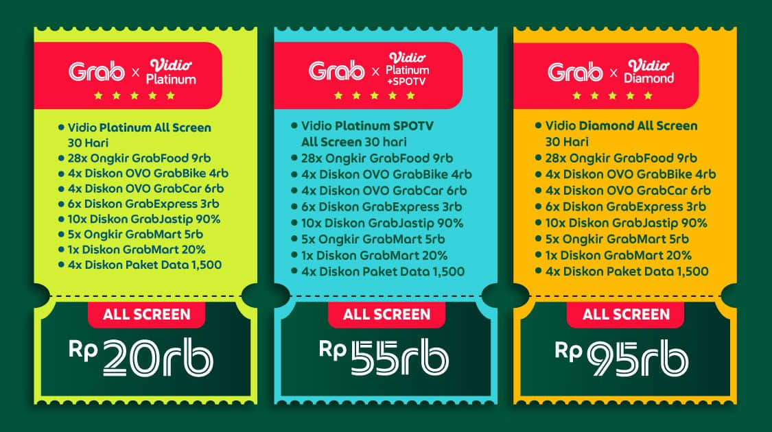 Banyak Banget Tontonan Seru di Vidio Mulai dari Rp20rb | Grab ID