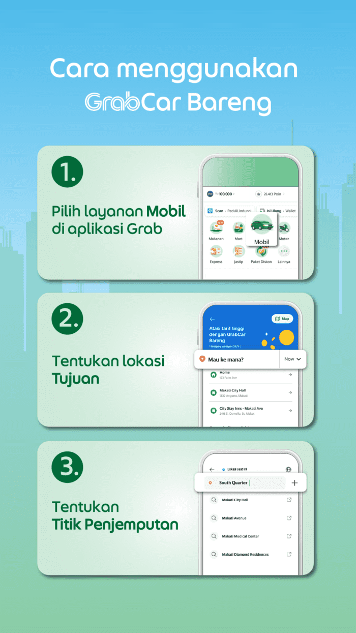 Ada yang baru Nih! GrabCar Bareng [Beta] | Grab ID