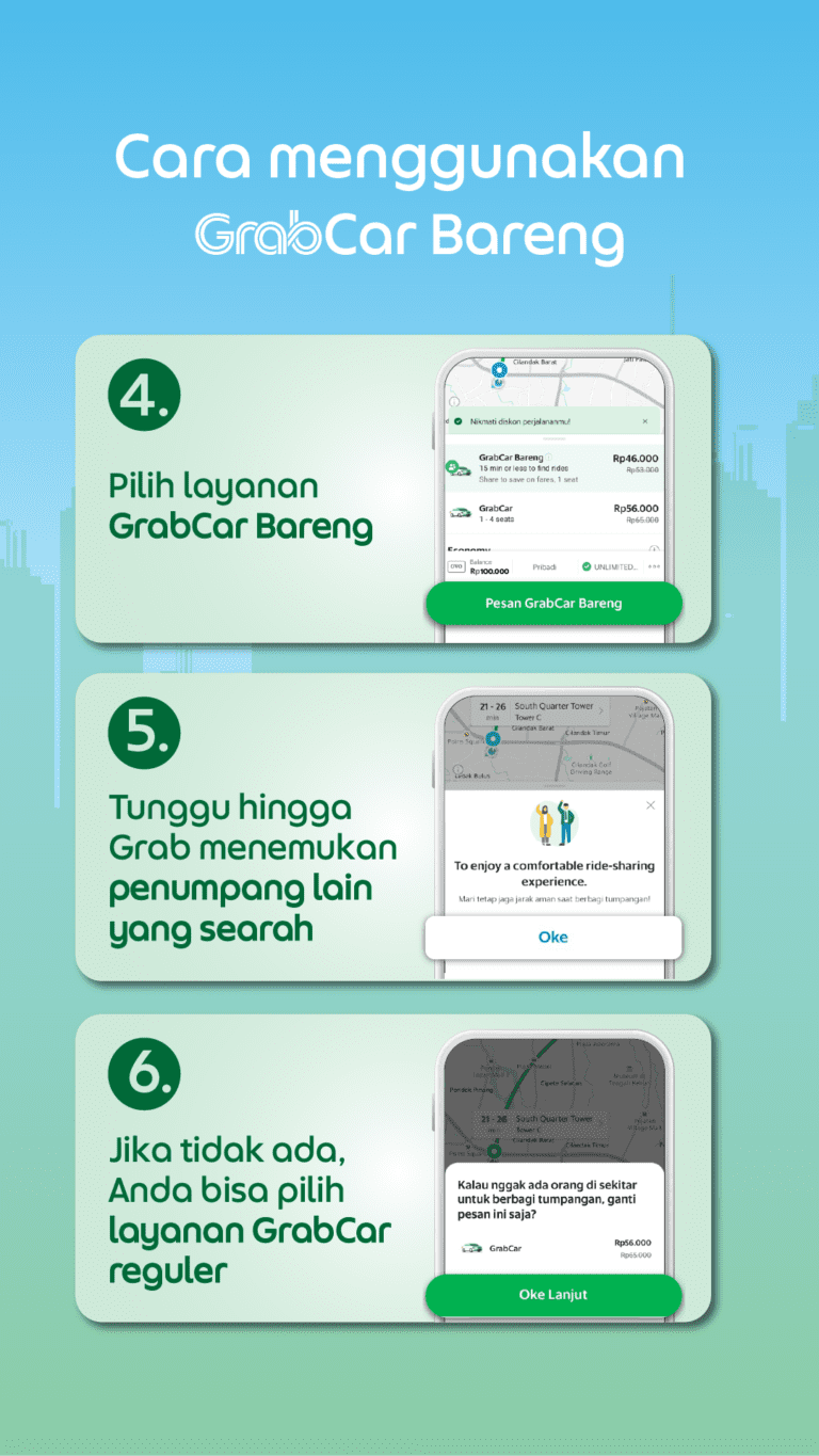 Ada yang baru Nih! GrabCar Bareng [Beta] | Grab ID