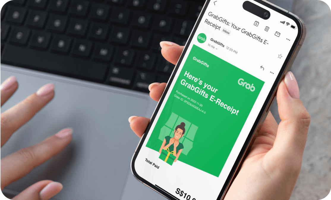 Flexible Grab digital gift vouchers for any corporate occasion | Grab ID