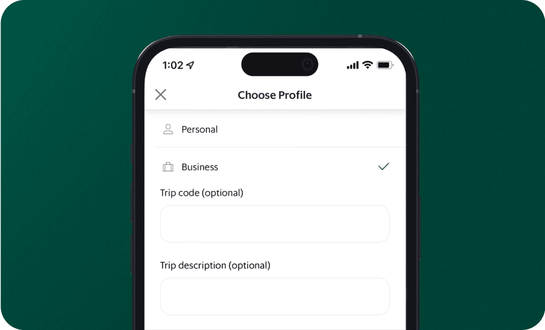 Business profile in Grab app to save work-related receipts | Grab ID