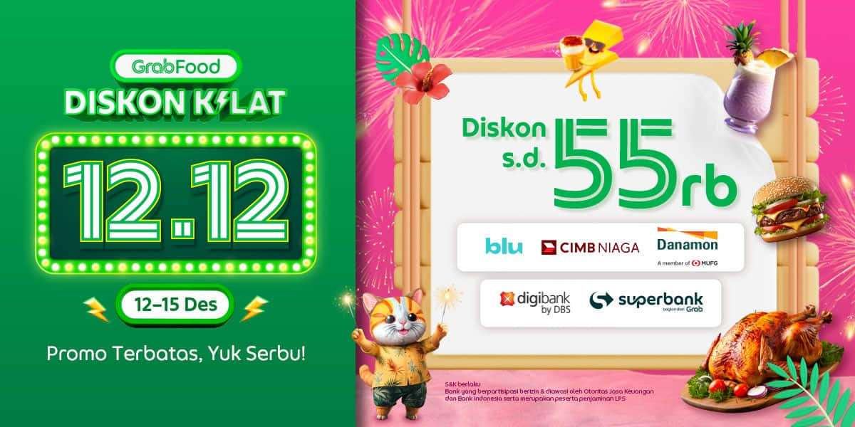 Semarak Akhir Tahun di Diskon Kilat 12.12, Diskon Jajan hingga 99% ...