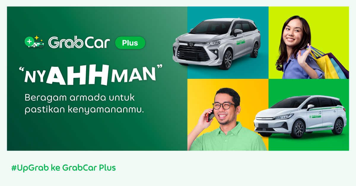 Saatnya coba GrabCar Plus untuk tiap perjalananmu 💚 | Grab ID