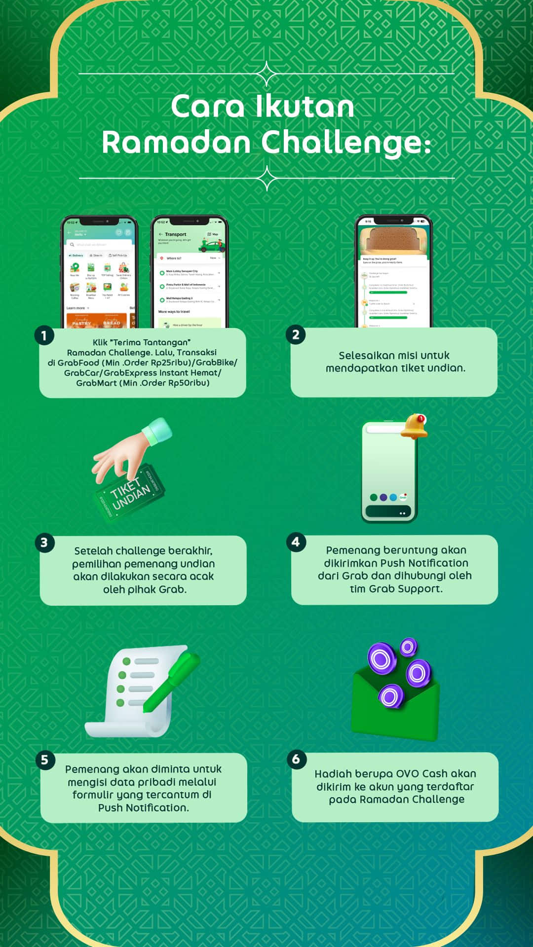 Mau hadiah OVO Cash total ratusan juta? Ikutan tantangan ini! | Grab ID